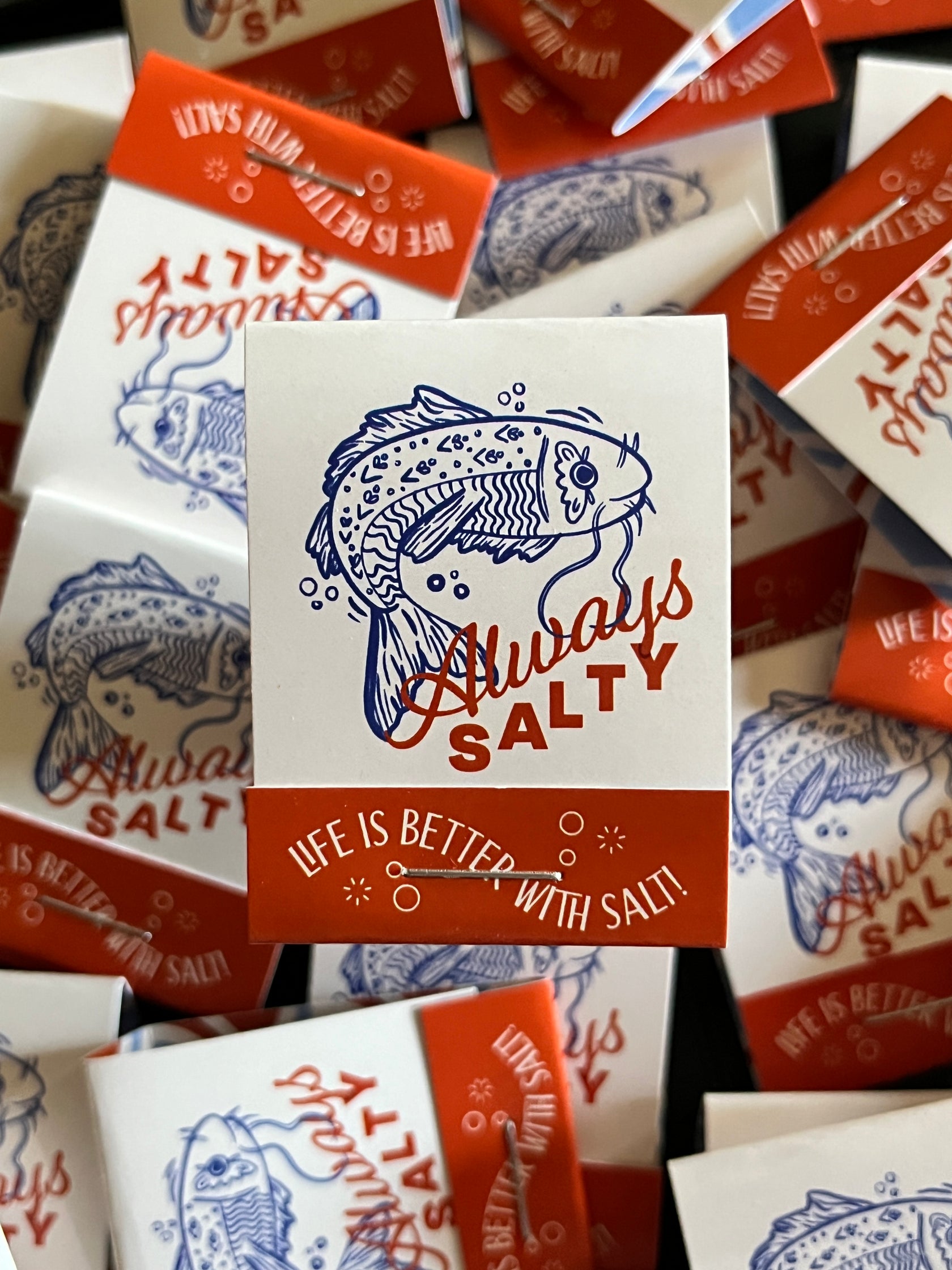 Salty Fish Matchbook – Sure Fire Studio