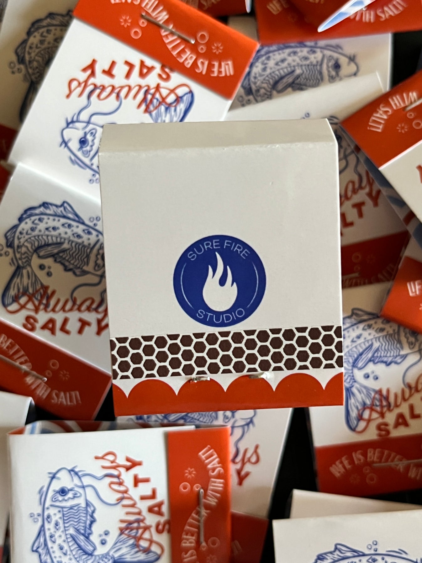 Salty Fish Matchbook – Sure Fire Studio